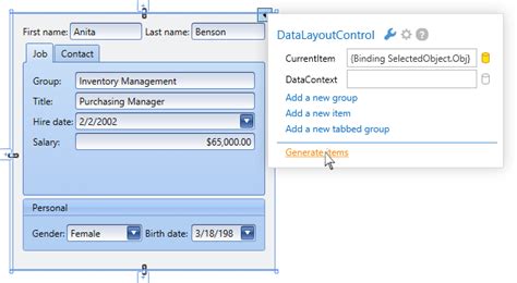 Wpf Data Form Layout Ui Design Devexpress Wpf Data Form Layout Ui Design Devexpress