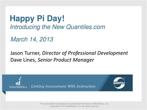 Metametrics Webinar Happy Pi Day Introducing The New