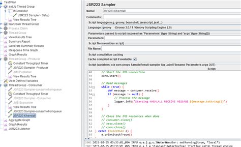 Jmeter How Can I Get A Message From Ibm Webshere Que And Send It To