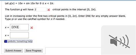 Solved Let G X 10x Sin 10x For 0 X