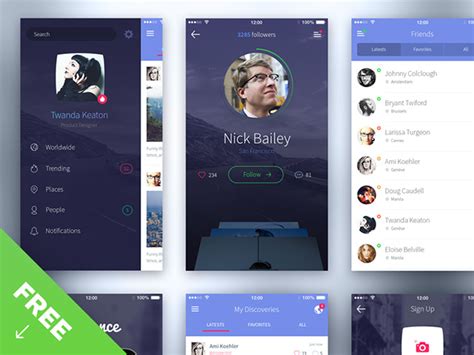 Iphone 6 Ui Kit Freebiesbug