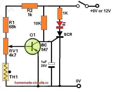 Scr Applications Circuits Homemade Circuit Projects