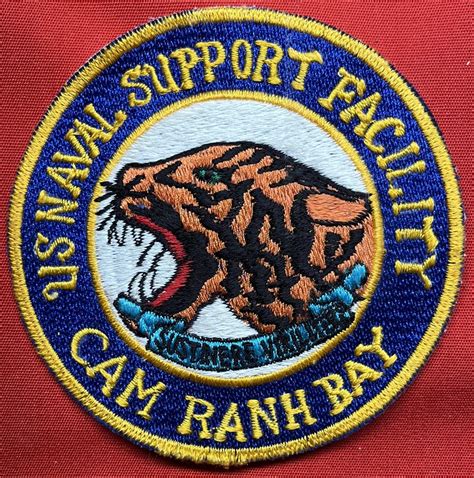 Original Vietnam War Cam Ranh Bay 4 Patch [d 4d08a 5] 12 00