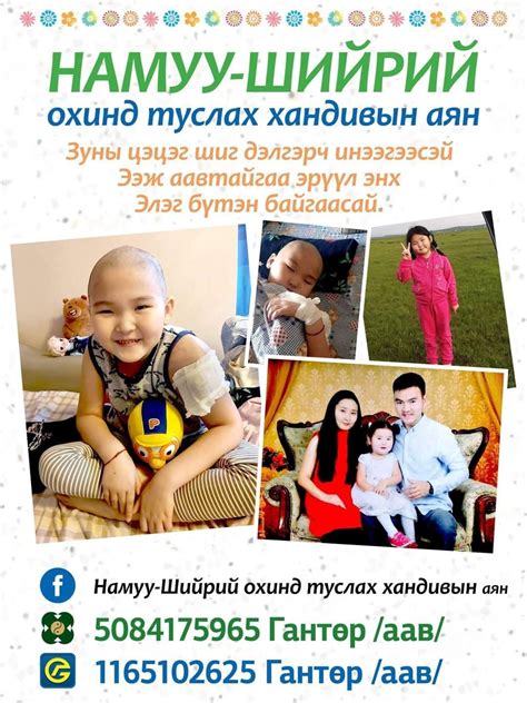 Намуу Шийрий охинд туслах хандивын аян