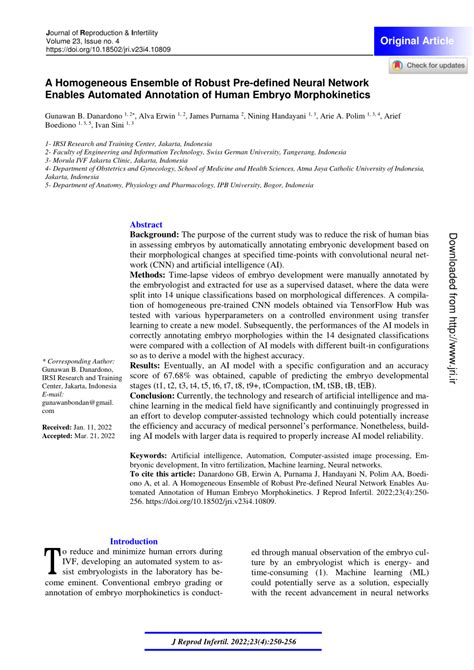Pdf A Homogeneous Ensemble Of Robust Pre Defined Neural Network Enables Automated Annotation