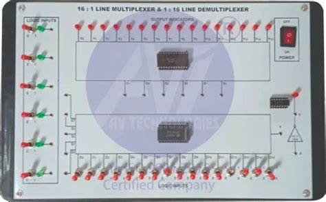 LCD Multiplexer Demultiplexer Trainer Kit For Laboratory At Rs