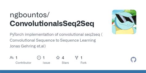 github ngbountos convolutionalsseq2seq pytorch implementation of convolutional seq2seq