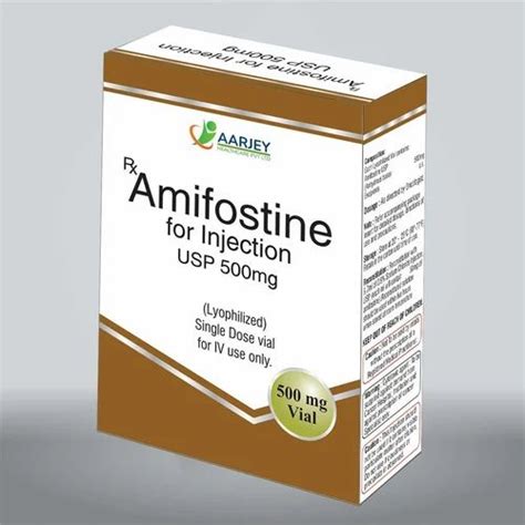 Ethyol Amifostine 500 Mg Injection Pack Of 1 Vial At Rs 576pack In