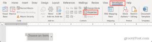 How To Create A Drop Down List In Microsoft Word