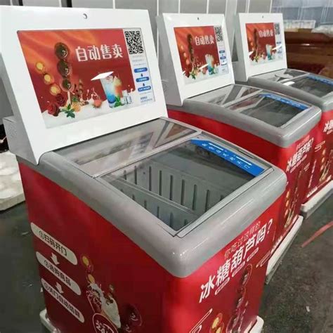 豆豆云科技 无人生鲜自助冰柜 智能共享冰箱 冷冻食品雪糕售货机