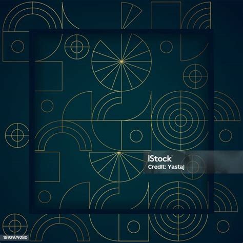 짙은 녹색 배경에 겹쳐진 빛나는 황금색 기하학적 반짝이입니다 사치스럽고 우아한 하프 톤 무늬의 복사 공간 모음 표지 템플릿 포스터 배너 인쇄 광고에 대 한 벡터 디자인 검은