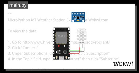 My MQTT Weather Logger Wokwi ESP STM Arduino Simulator
