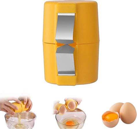 Egg Shell Opener 2025 New Egg Cracker For Raw Eggs Hard Boiled Egg Peeler Egg Cube Egg