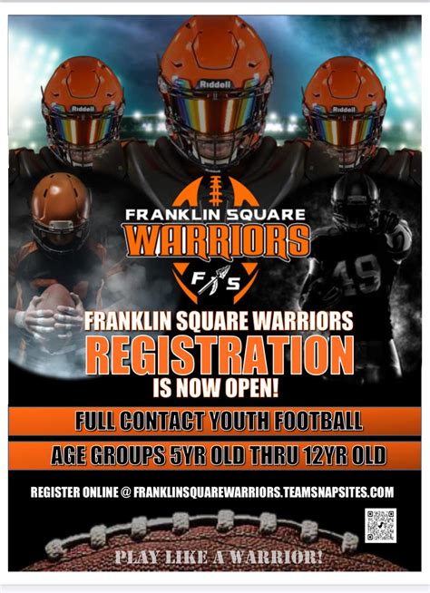 Franklin Registration Is Now Open Join The Fs Warriors As We Prepare