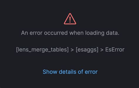 [lens] show elasticsearch error in workspace · issue 94425 · elastic kibana · github