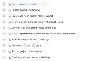 Project Closure Template By ClickUp