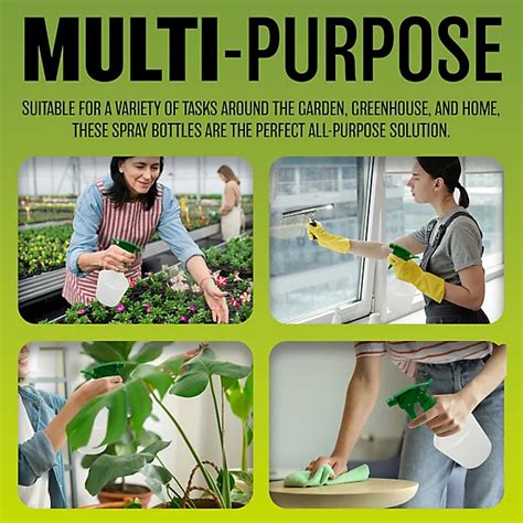 2 X 1l Water Spray Bottle Garden Hand Pressure Sprayer Weed Refillable