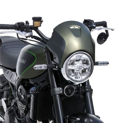 Kawasaki Z900rs 18 Nose Fairing Matt Covert Green And Flat Ebony