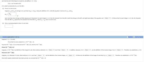 solved let s be the set of all strings in a s and b s and