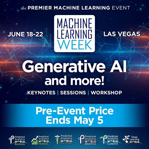 Machine Learning Week On Linkedin Mlweek Predictiveanalytics