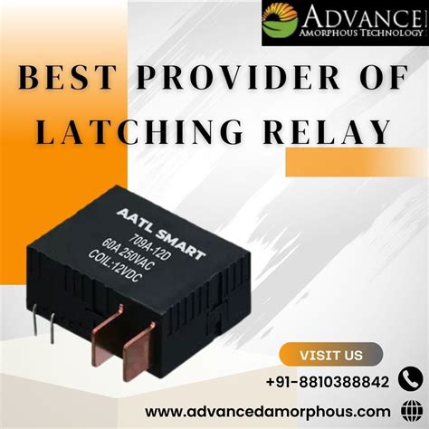 Best Provider Of Latching Relay Advanced Amorphous Medium