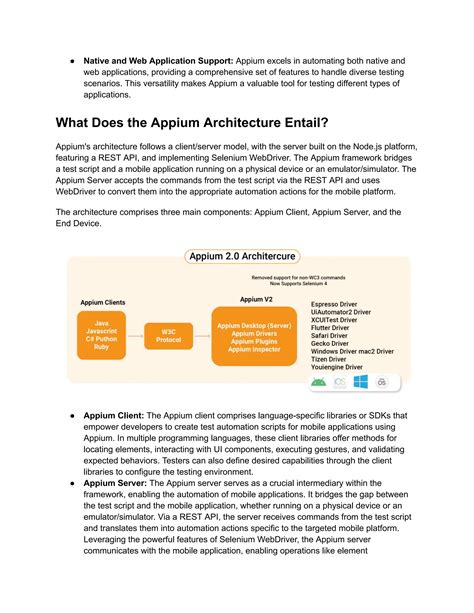 a step by step guide to test automation with appium pdf