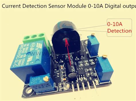 AC DC V Current Detection Sensor Module A Digital Output Test Cable In Sensors From