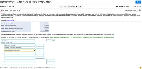 Solved Homework Chapter 9 Hw Problems Save Score 1 11 Of 6
