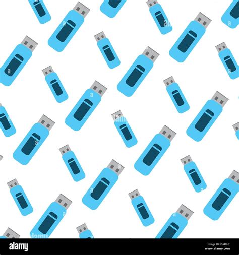 Data Usb Memory Technology Background Stock Vector Image Art Alamy