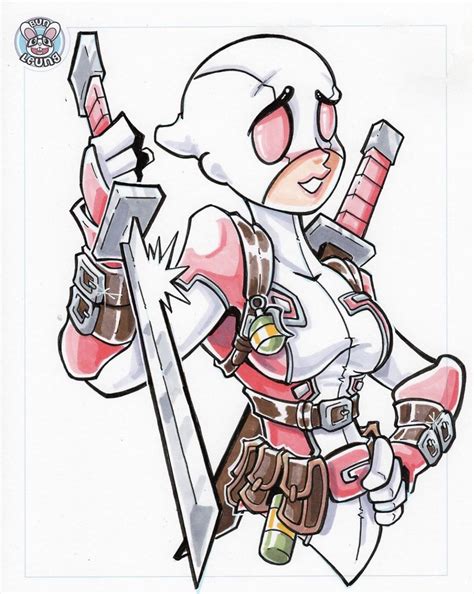 Gwenpool Commission From Bun Leung Scrolller