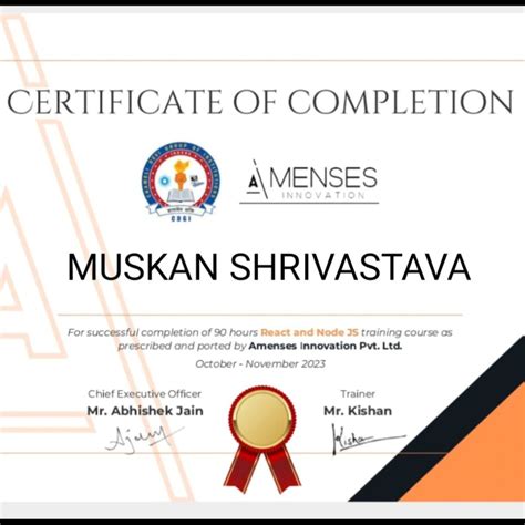 Techtraning Reactjs Nodejs Cdgi Muskan Shrivastava