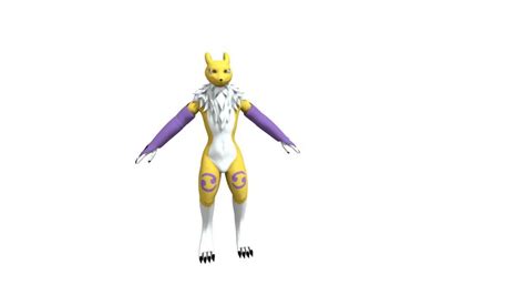 Renamon 3d Models Sketchfab