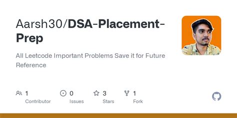 Github Aarsh30dsa Placement Prep