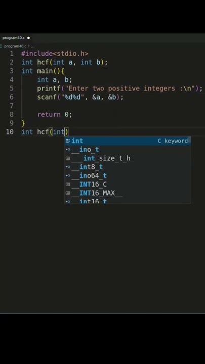 C Program To Find Gcd Of Two Positive Integers Using Recursion Cprogramming Youtube