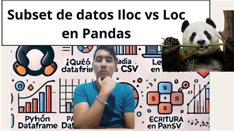 🔺lección 41 Subset De Datos Iloc Vs Loc En Pandas Con Python By Yuscu Mejia Pandaslibrary 🔺