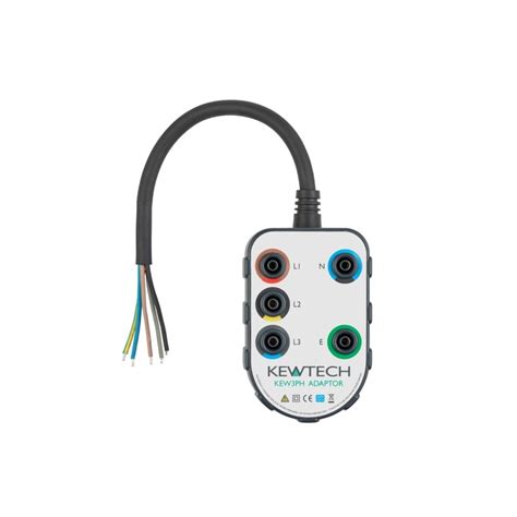 Kewtech Kew3ph 3 Phase Adapter For Continuity Insulation And Loop Testing Of 3 Phase Circuits
