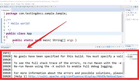How To Fix Maven Error No Goals Specified 2024 TestingDocs