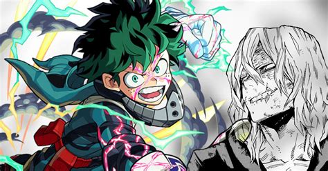 My Hero Academia Chapter Spoilers And Raw Scans Deku Struggles To Fight Shigaraki After
