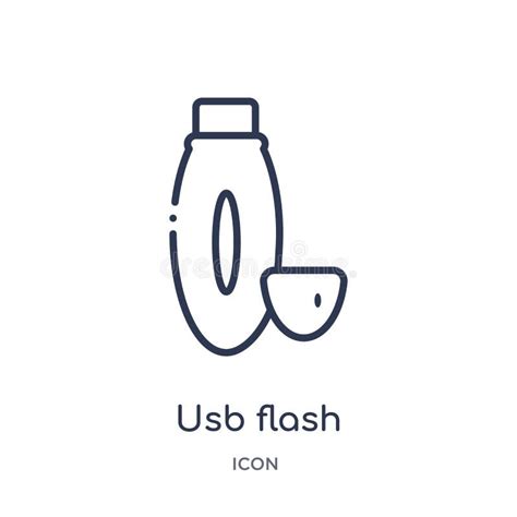 Linear Connector Icon From Electronic Devices Outline Collection Thin Line Connector Vector