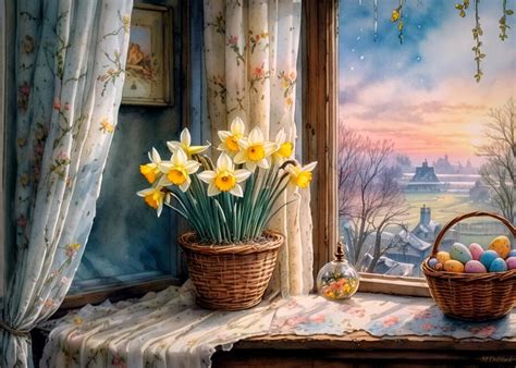 Dawns Easter Radiance Ai Art By Marilyn Deblock Pixels Merch