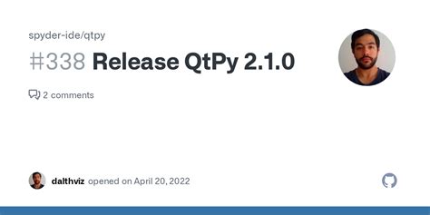 Release Qtpy Issue Spyder Ide Qtpy Github