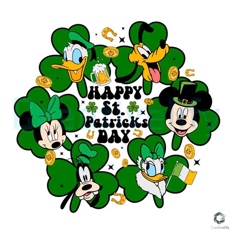Disney Friends St Patricks Day Svg Creativelify