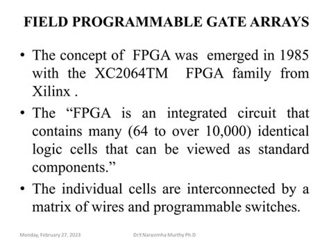 Cpld And Fpga Architectures And Applictionsplicationspptx