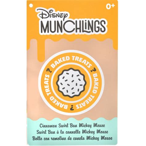 Plush Mickey Cinnamon Roll Disney Munchlings Meccha Japan