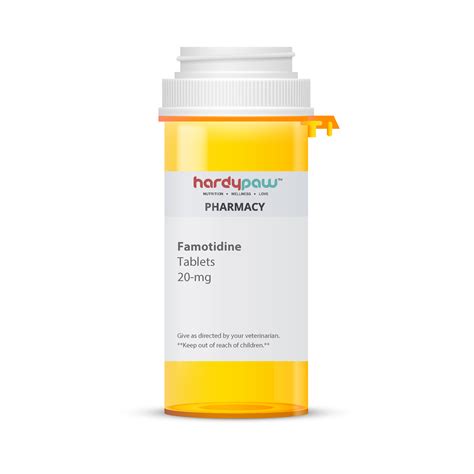 Famotidine Tablets Treat Acid Reflux In Pets