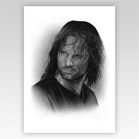 The Portrait Series Strider Original Pencil Drawing Art By Ana Mendes