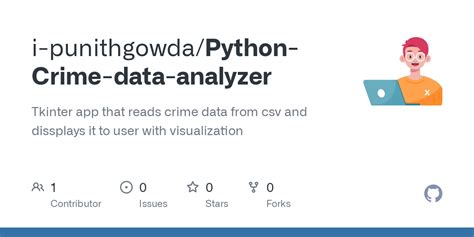 GitHub I Punithgowda Python Crime Data Analyzer Tkinter App That Reads Crime Data From Csv