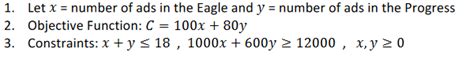 Solved 1 Use The Simplex Method To Solve The Linear
