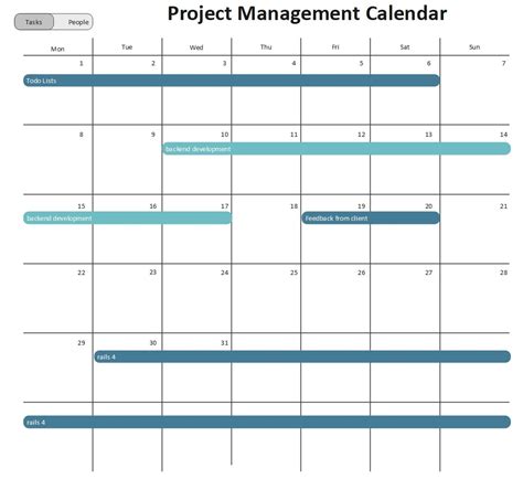Project Management Templates Excel