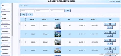113基于springbootvue的会员制医疗预约服务管理信息系统 Csdn博客